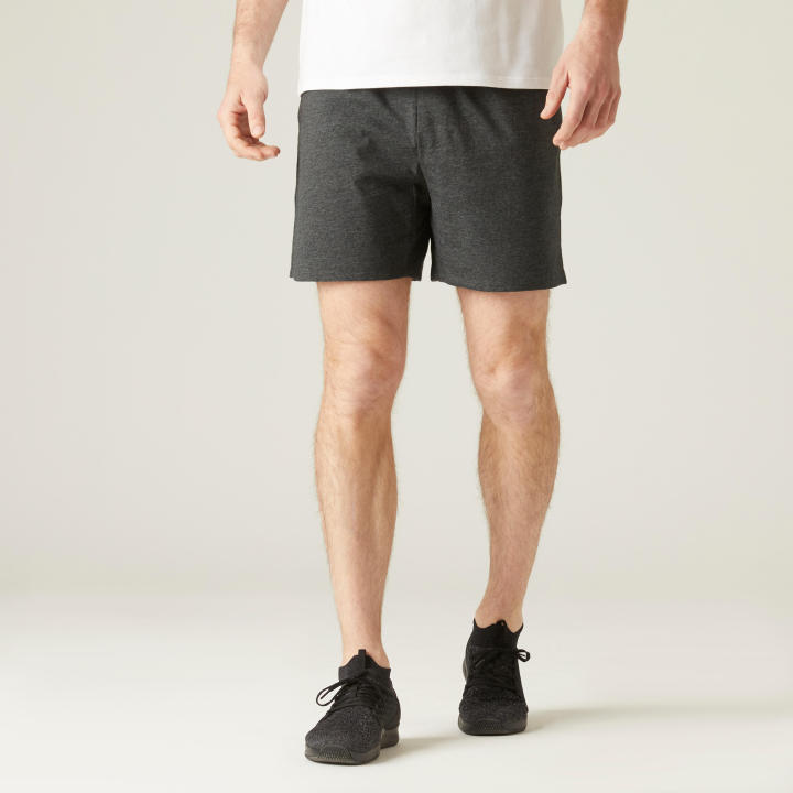 Decathlon Fitness Soft Training Men Cotton Sports shorts (Stretch ...