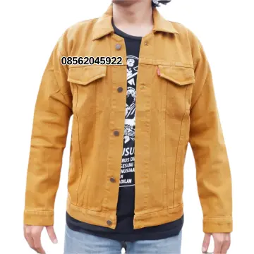Jual Jaket Levis Pria Mustard Terbaru Dec 2024 Lazada