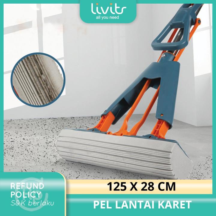 COTTON RUBBER MOP / PEL LANTAI KARET / SPONS PEL KARET LANTAI MOPS ...