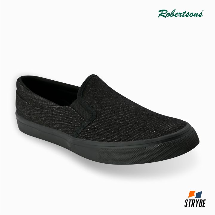 Robertsons Canvas Men's Shoes West Denim Black | Lazada PH