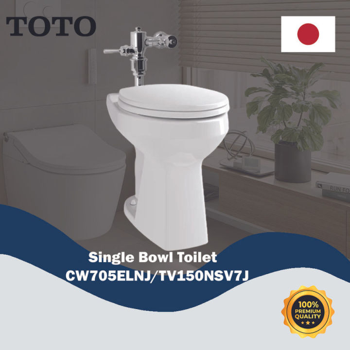 TOTO Closet Duduk CW705ELNJ For The Disabled | Lazada Indonesia