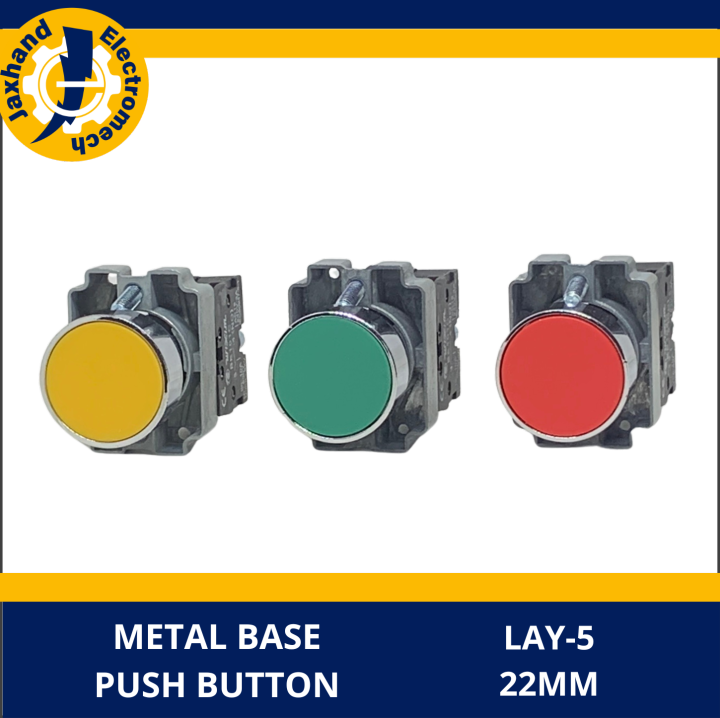 Metal Base Push Button 22mm LAY5 Series Heavy Duty | Lazada PH