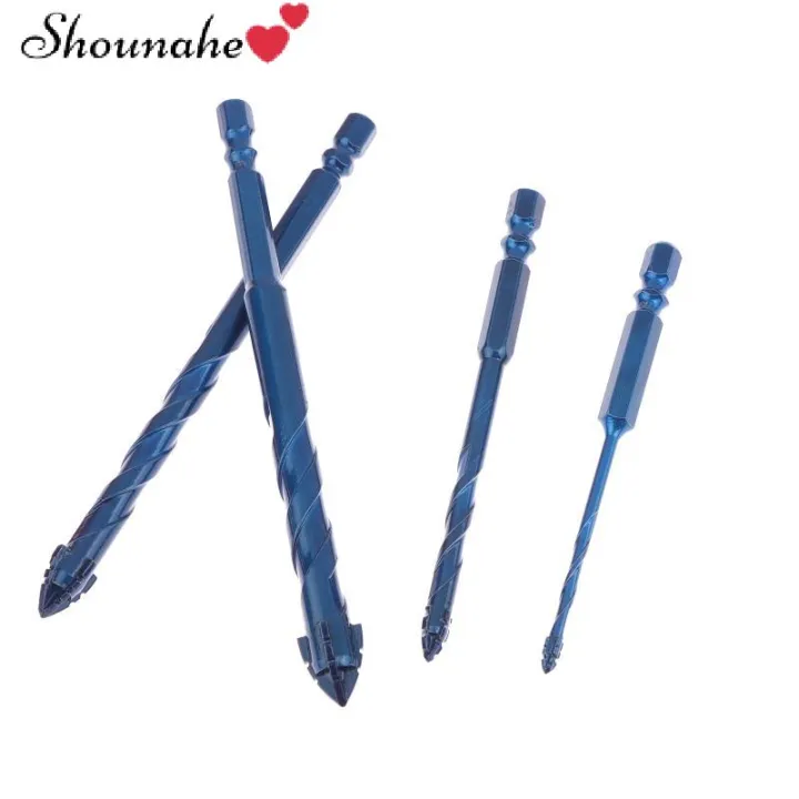 shounahe💕 1 5 10Pcs Eccentric Drill Bits 3-12mm Drilling Tool Set ...