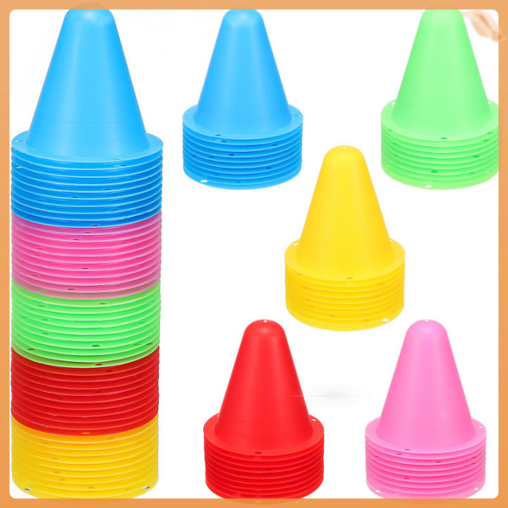 Practice Obstacle Course Cones Small Training Soccer Field for Sports ...