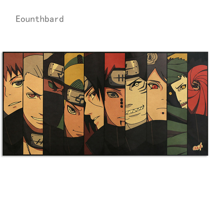 Classic Vintage Anime Cartoon Naruto Figure Neji Poster Room Decoration ...