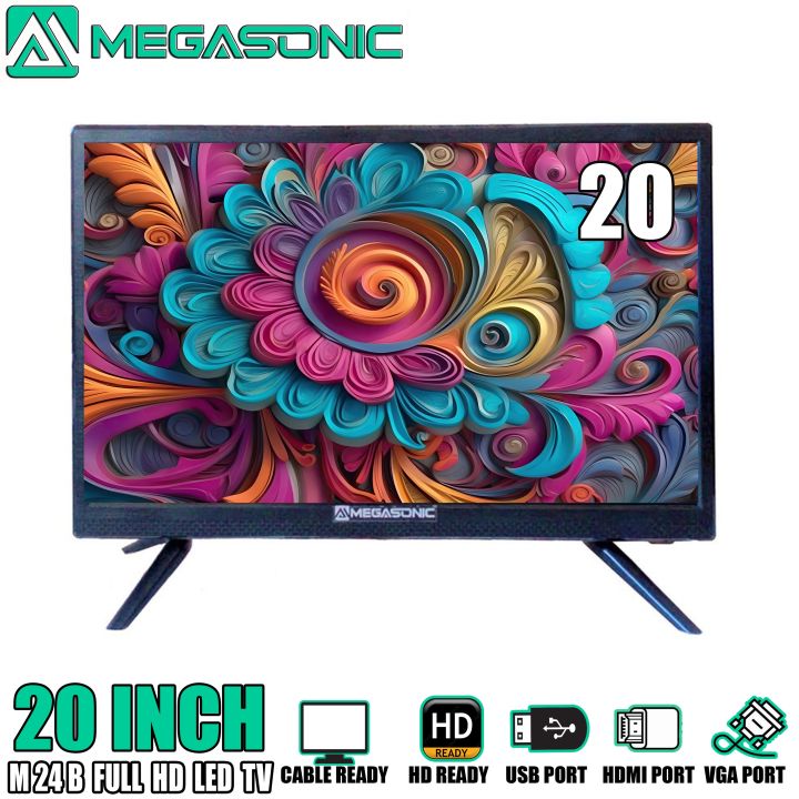 MEGASONIC M97-LED24B 20 Inch or M97-LED26B 23inch Screen LED TV | Lazada PH