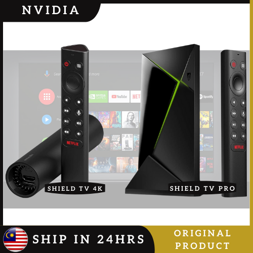 NVIDIA SHIELD Android TV / TV PRO 4K HDR Streaming Media Player; High ...