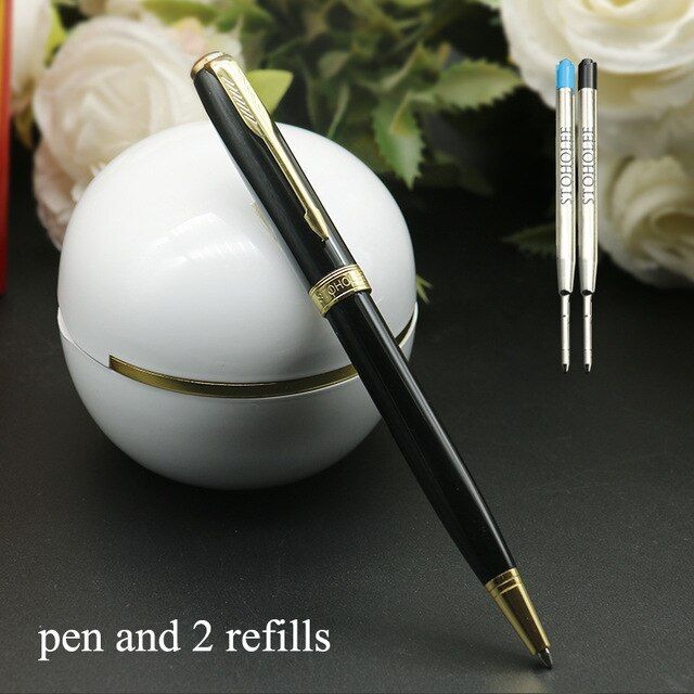 In stock】 azaooc Ballpoint Pen Metal Writing Pens Stationery School ...