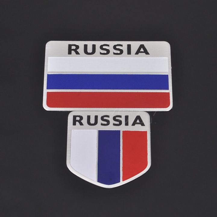 Hot Russia Flag Car Stickers Russian Emblem Auto Badge Decal For BMW ...