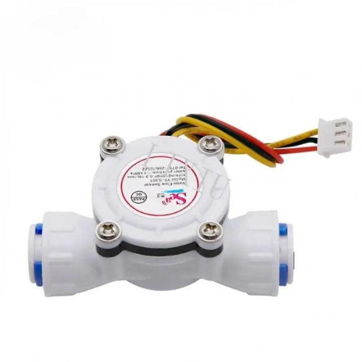 3/8 "Quick Fit Plastic Turbine Hall Water Flow Sensor | Lazada PH