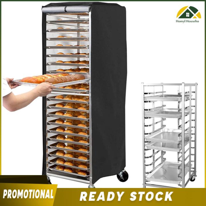 Homyl Bakery Single Rack Covers Bread Rack Cover Commercial 1 Piece ...