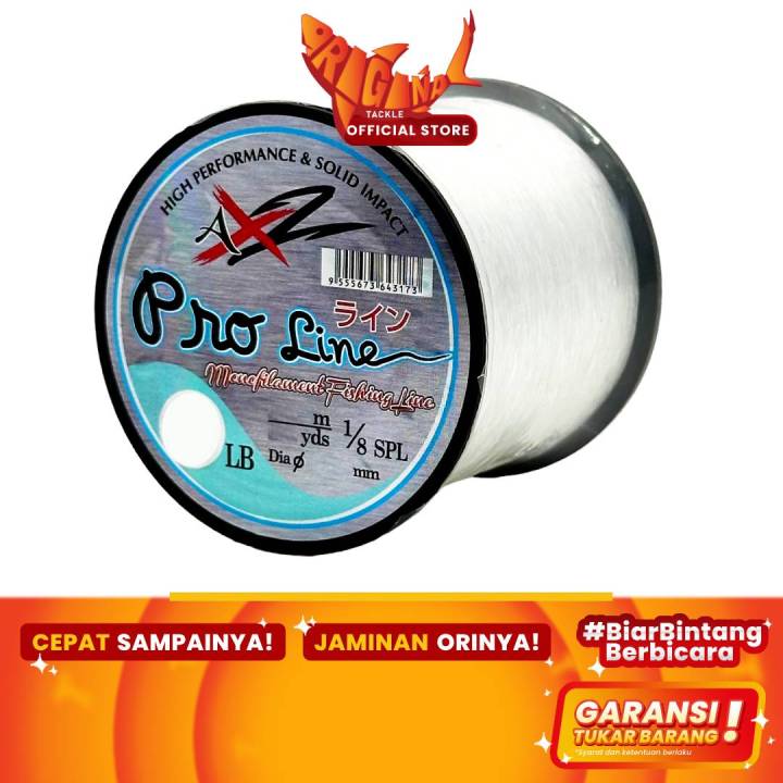 Senar Pancing Monofilament AXZ Proline Pro Line 1/8 Spool Monofilament ...