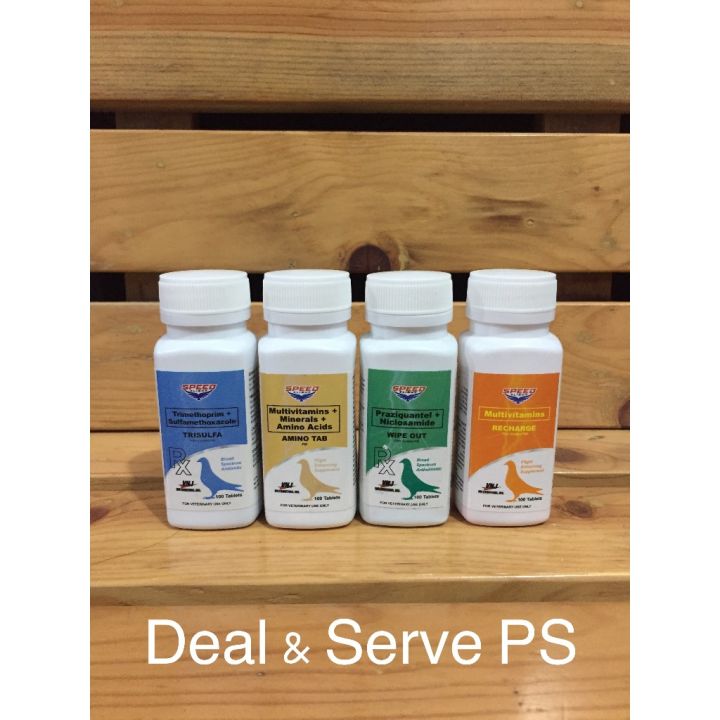 Speed Flight Pigeons - Wipe Out /Trisulfa/Recharge/Amino Tab | Lazada PH