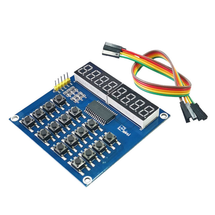 TM1638 LED Display 8-Bit Digital Tube Module 3-Wire 16 Keys 8 Bits ... TM1638 LED Display 8-Bit Digital Tube Module 3-Wire 16 Keys 8 Bits ...