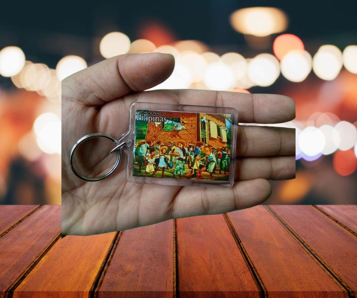 VINTAGE PILIPINAS DESIGN SOUVINER KEYCHAIN BAHAY KUBO | Lazada PH