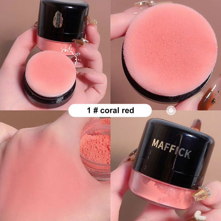 Soft Face Blusher Powder Long-Lasting Oil-Control Cheek Nourishing ...