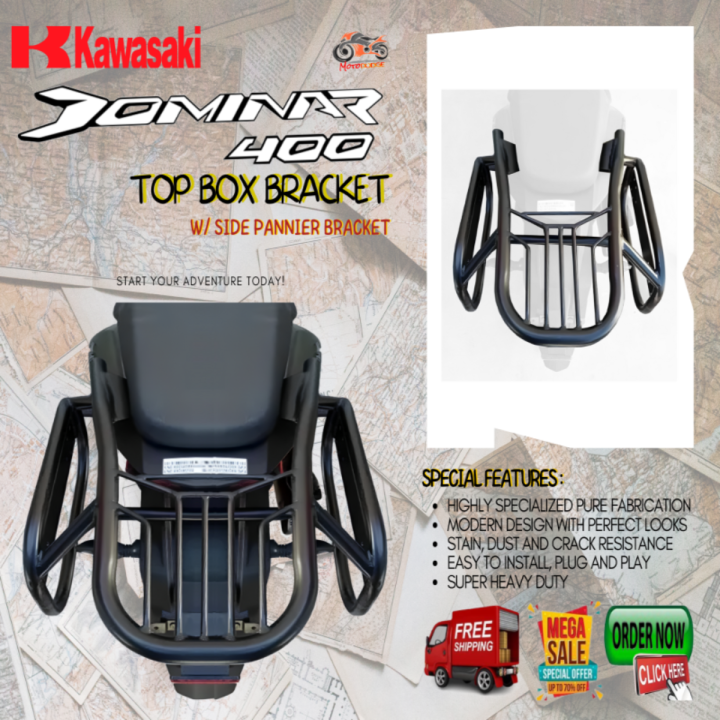 KAWASAKI DOMINAR 400 ( v1 | v2 ) - TOP BOX BRACKET - PHASE 1 | Lazada PH
