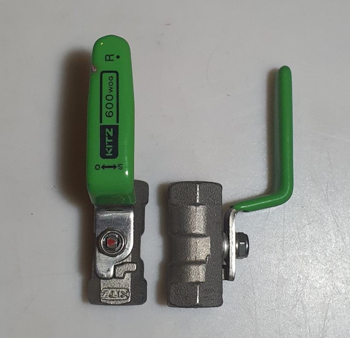 KITZ บอลวาล์ว สเตนเลส 1/4 นิ้ว Strainless ball valve Type UTKM 600 PSI ...