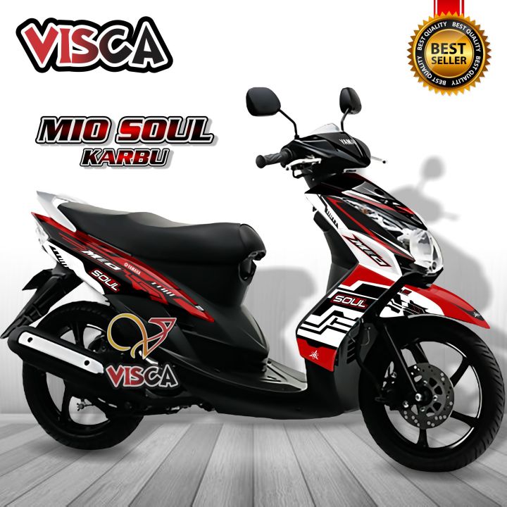 Decal Mio Soul Karbu Full Body Stiker Mio Soul Karbu Variasi Keren ...