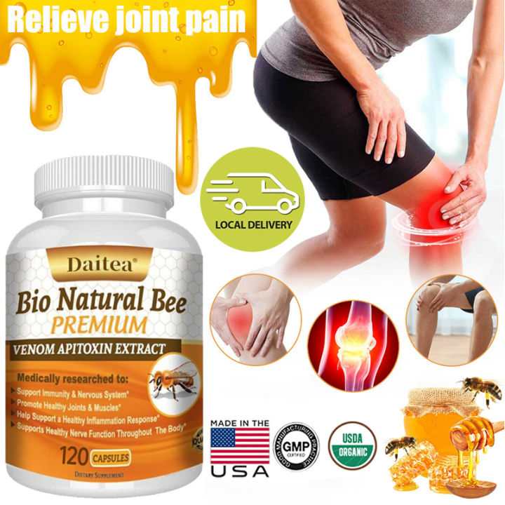 Bee Venom Powder Extract Joint Supplement - Reduces Knee, Joint and ...