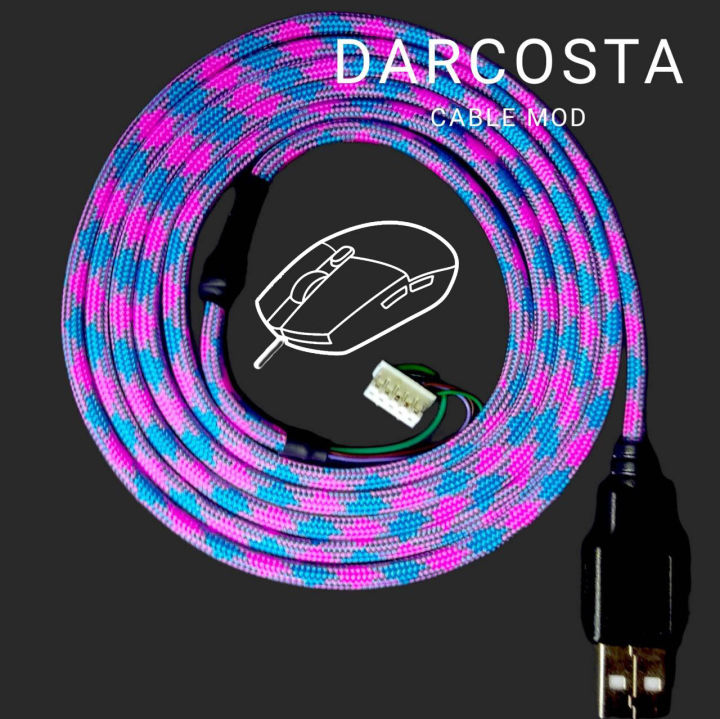 Cable Mouse Replacement tipe usb +5 pin socket connector kabel ...