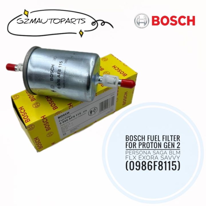 BOSCH FUEL FILTER FOR PROTON GEN2 WAJA BLM FL FLX SAVVY PERSONA EXORA ...