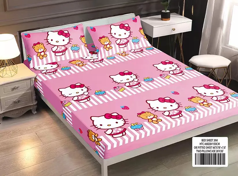 Hello Kitty Bed Set Queen Size