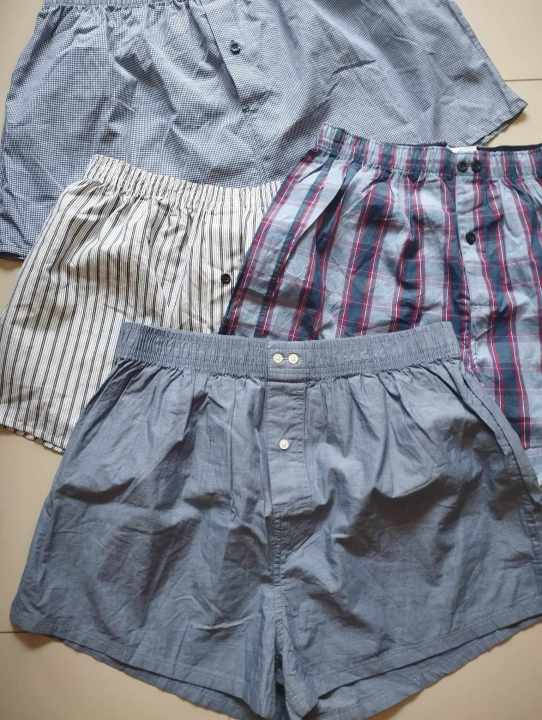 MEN'S BOXER SHORTS WOVEN COTTON | Lazada PH