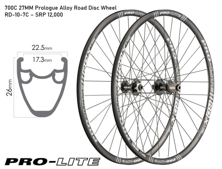 Prolite Prologue RD-10 700C 27mm Profile Alloy Clincher Road Disc Brake ...