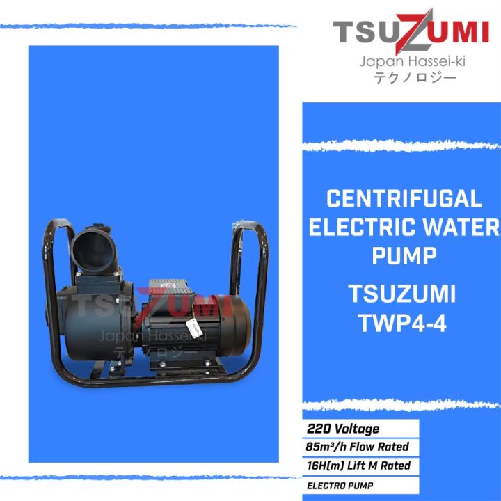 Pompa alkon irigasi 4 inch 5.5 hp 1 phase electric TSUZUMI TWP4-4 ...