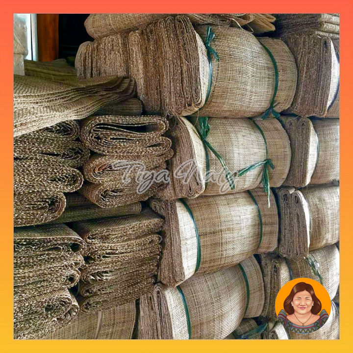 TIYA NATY 10-Yard Abaca Burlap Mat Sinamay Sheet Backdrop DIY Flower ...