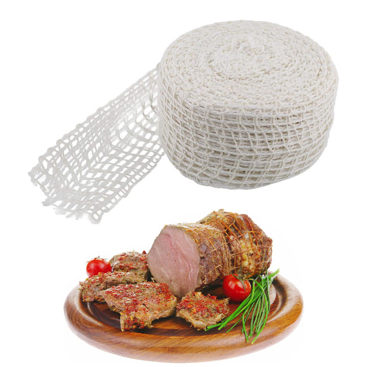 【In Stock】1M/2M/3M Roll Cotton Meat Netting Ham Sock Sausage Pork Twine ...