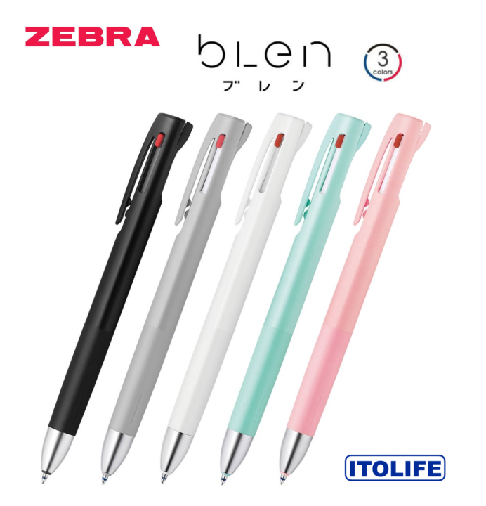 Zebra bLen 3C 3 Color Ballpoint Multi Pen 0.5mm- 1pc | Lazada PH