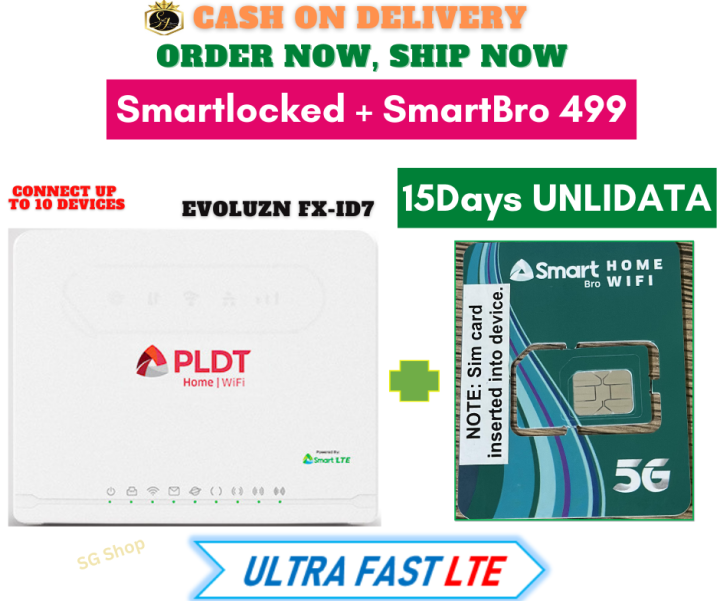 SMART PREPAID HOME WIFI LTE ADVANCE EVOLUZN FX-ID7 | Lazada PH
