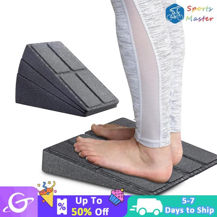 3pcs Adjustable Wedge Stretch Slant Squat Board Calf Extender Foot ...