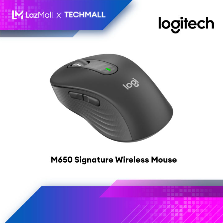 Logitech M650 Signature Wireless Mouse - For Small to Medium Sized ...