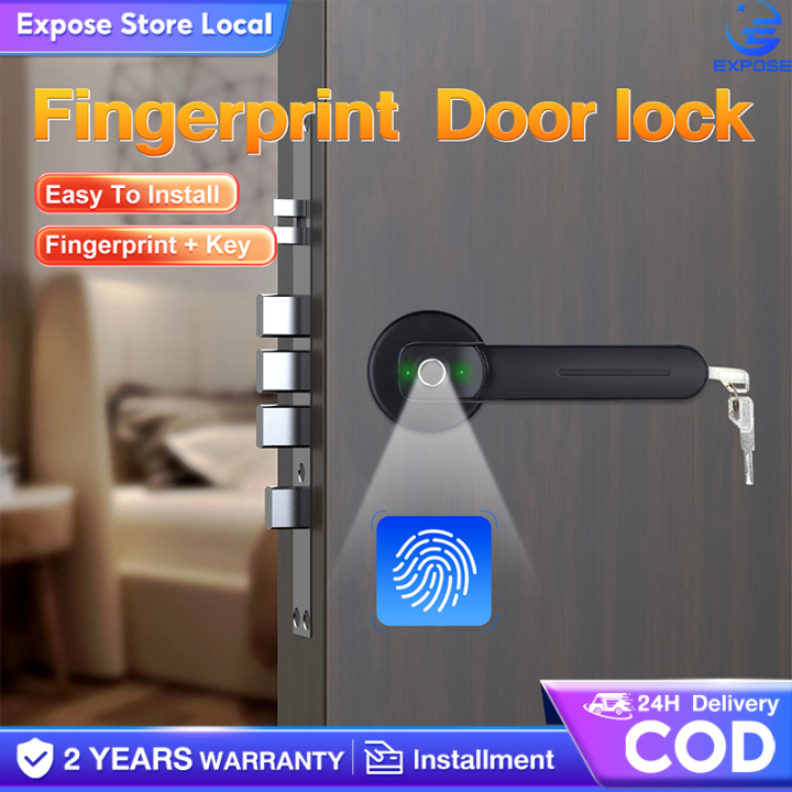 Fingerprint Door lock Smart Door Security key Lock Fast Fingerprint ...