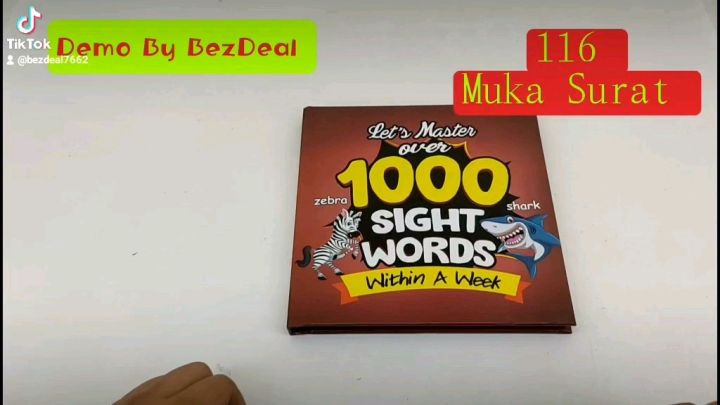 1000 Sight Words Early Learning Education Book 1000 Sight Words English ...