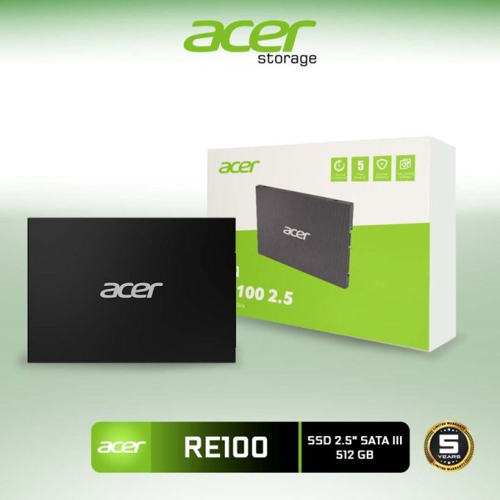 Acer SSD 2.5" Sata III RE100 - 512GB | Lazada Indonesia