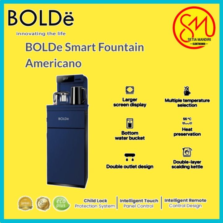 BOLDE SMART FOUNTAIN AMERICANO DISPENSER GALON BAWAH MULTIFUNGSI ...