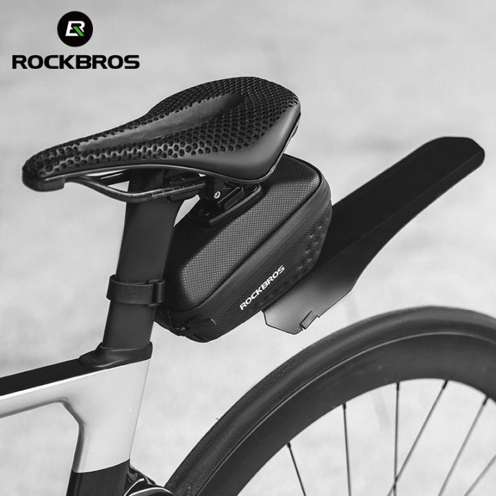 ROCKBROS Bicycle Rear Bag Multi Capacity Layered Cycling Tail Bag Quick ...