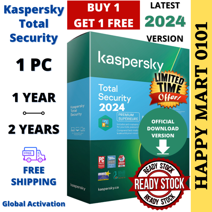 Kaspersky_Total Security 2024 version (ANTIVIRUS) Activation Key [1PC ... Kaspersky_Total Security 2024 version (ANTIVIRUS) Activation Key [1PC ...