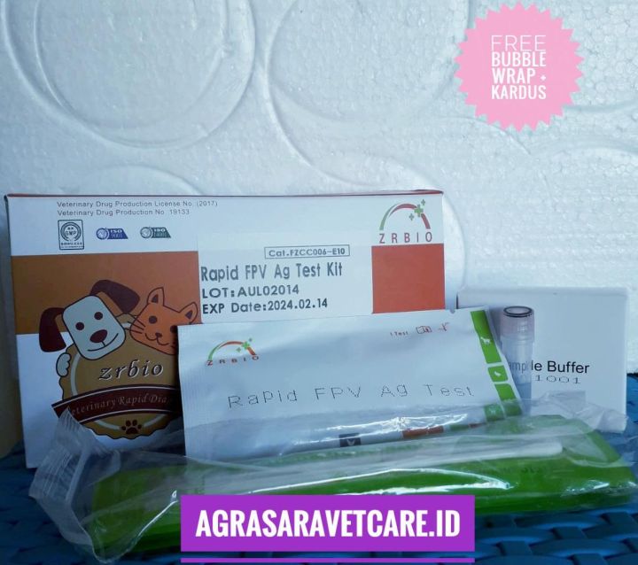 RAPID FPV Ag TEST KIT 1 BUAH - rapid test kit feline panleukopenia ...