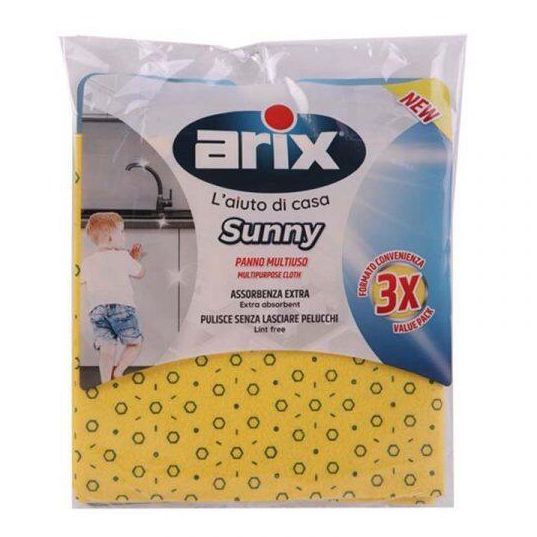 ARIX Sunny Yellow Multipurpose Soft Cloth - 3 pcs | Lazada