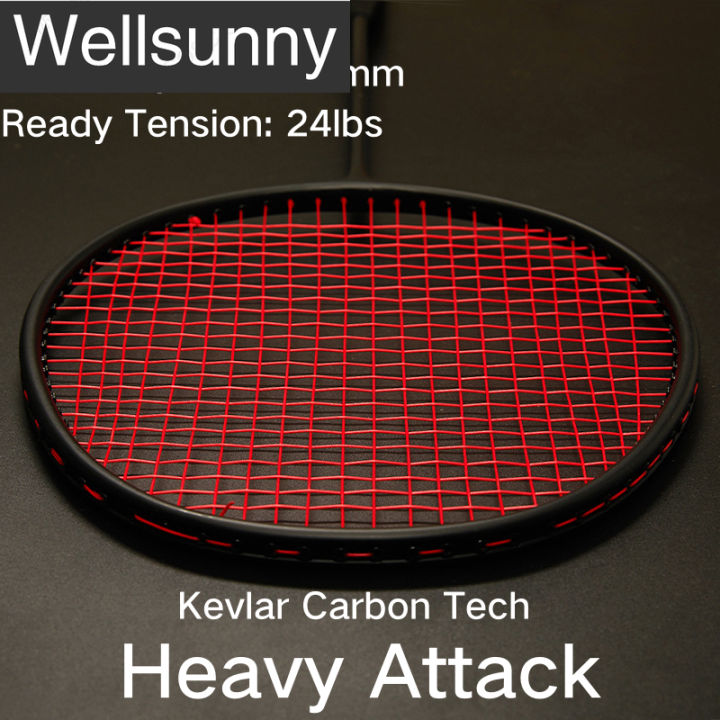 Badminton Racket Single Full Carbon 24 Lbs Training badminton racket ...