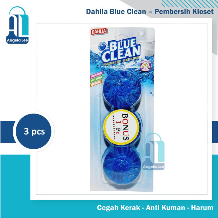 Dahlia Blue Clean Tablet Biru Pembersih Kloset Toilet Anti Kerak ...