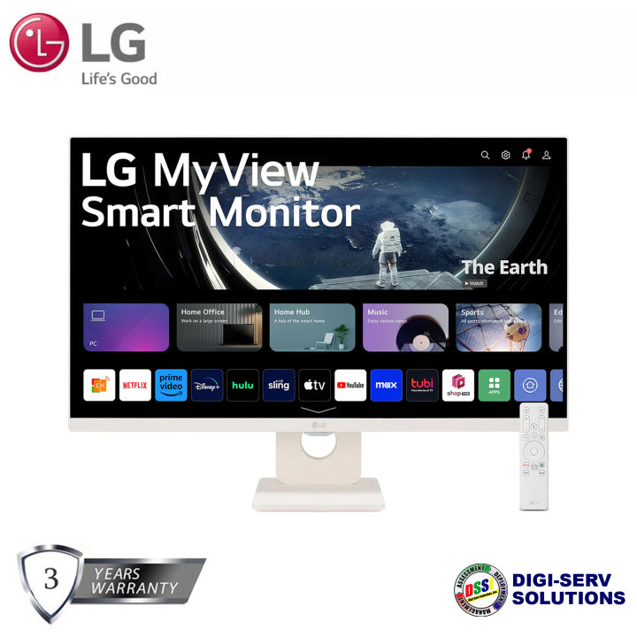 LG 27SR50F-W 27'' Full HD IPS MyView Smart Monitor | Lazada PH
