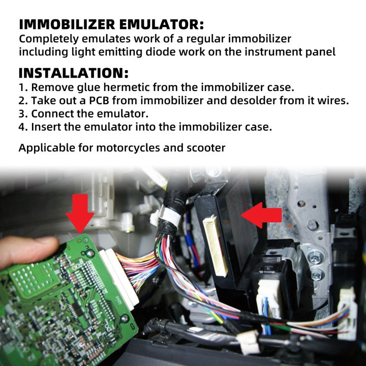 Immobilizer Emulator Bypass Decoder Repair Module Full Chip for ...