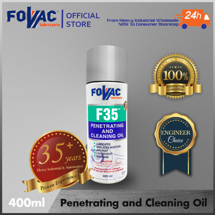 FOVAC F35 Penetrating & Cleaning Oil Heavy Duty Multipurpose Penetrant ...