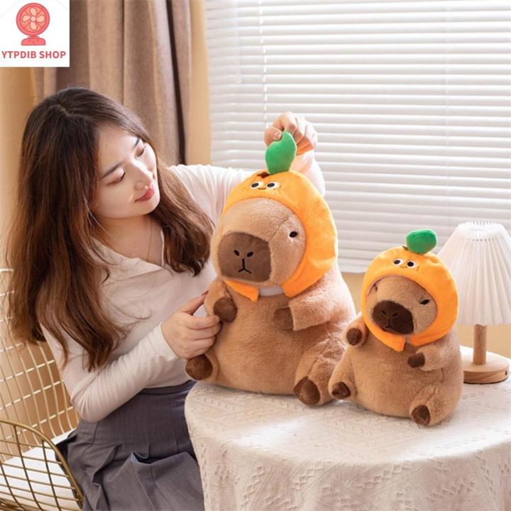 YTPDIB Dress Up Capybara Plush Simulation Cartoon Capibara Fluffty Doll ...